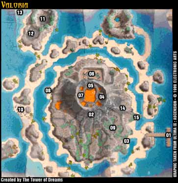Karte von Valoria